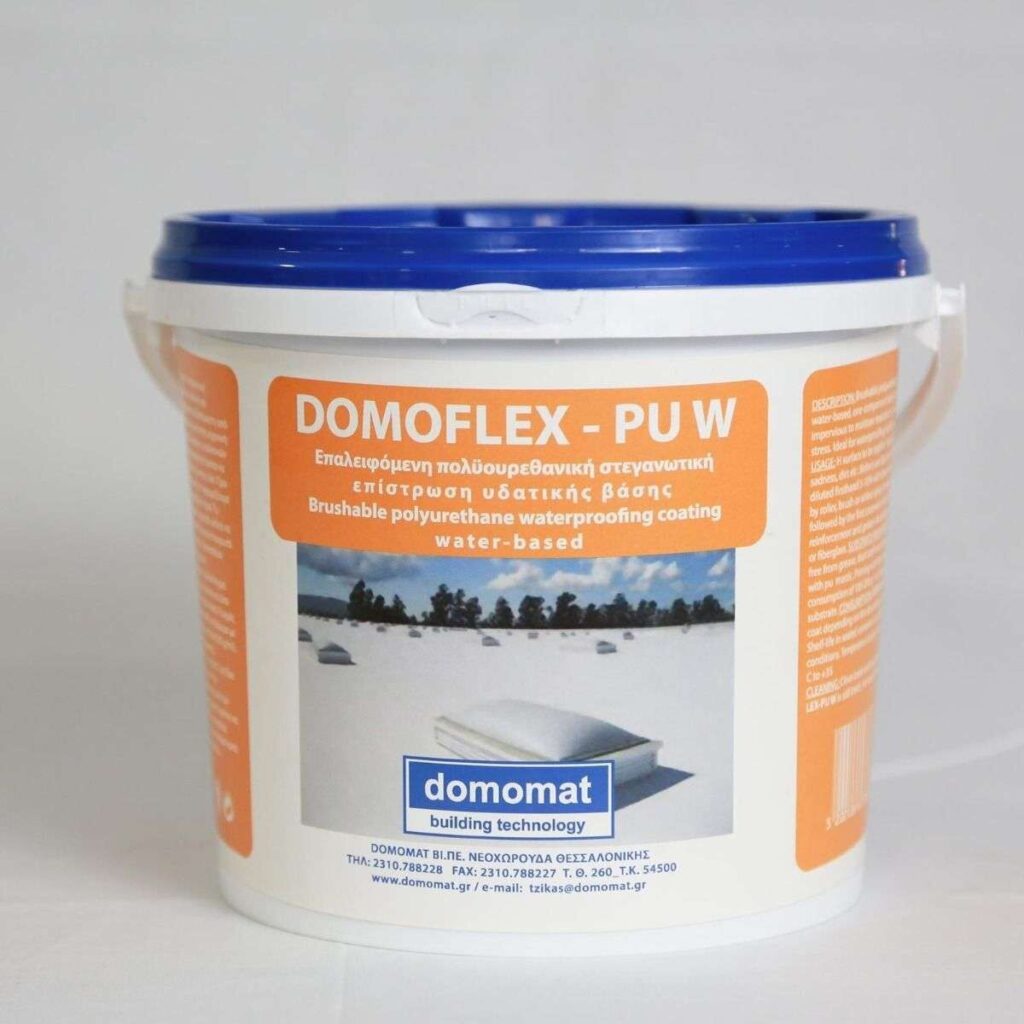 DOMOFLEX-PU W ΛΕΥΚΟ 1kg DOMOMAT - ΑΦΟΙ ΠΑΛΑΓΚΑ Ο.Ε.